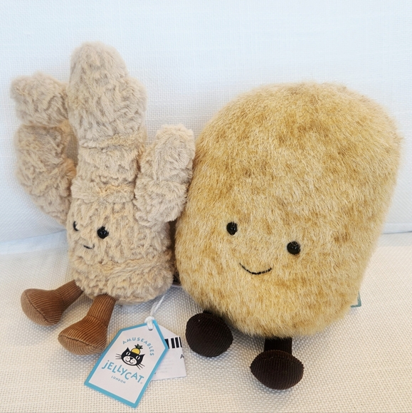 Toys | Jellycat Potato Ginger Root Both For 3 | Poshmark